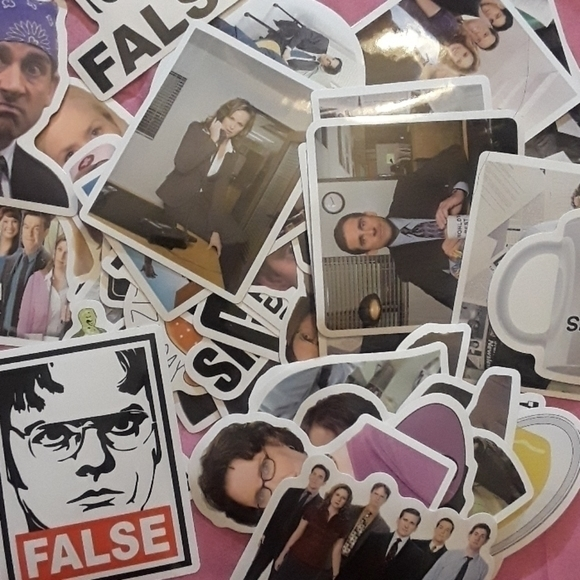 Acekar | Office | The Office Television Series Stickers Slaps Water ...